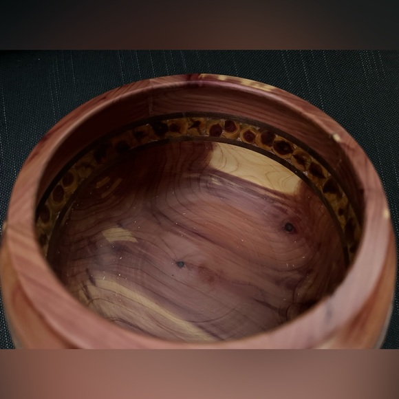 Kitchen | Handmade Handcrafted Segmented Wooden Decorative Bowl Cedar ...